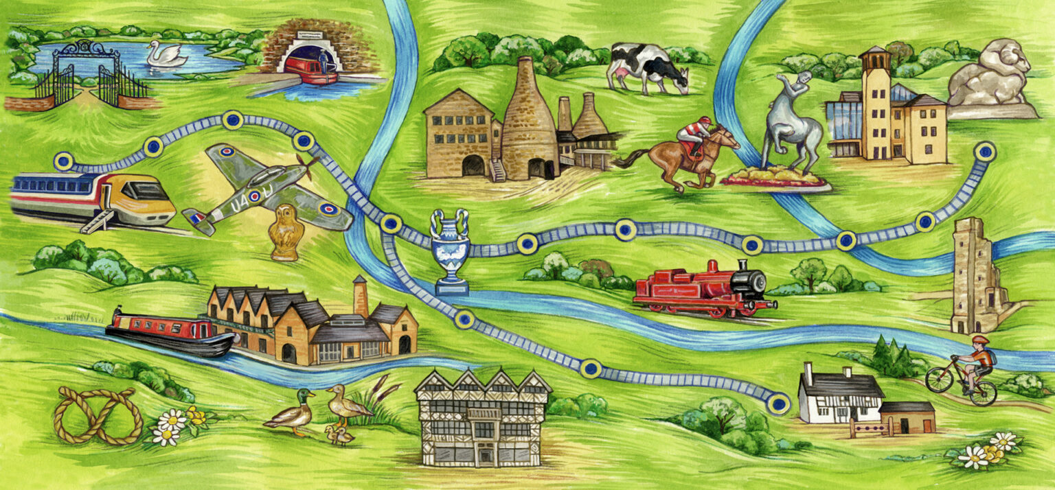 Map | Route map for all NSCRP Stations