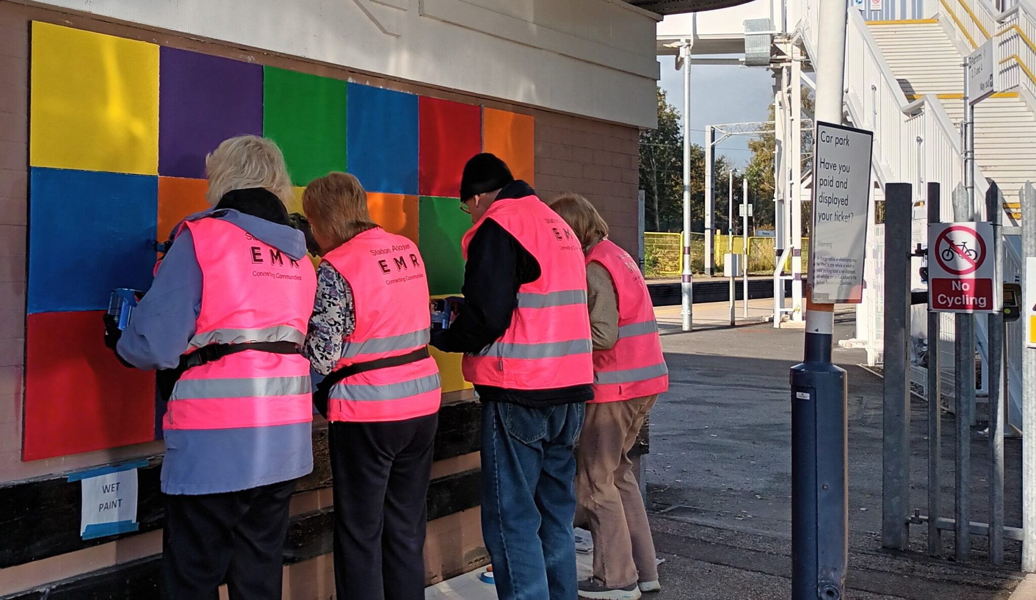 "Mondrian" at Kidsgrove Station | NSCRP Station Projects