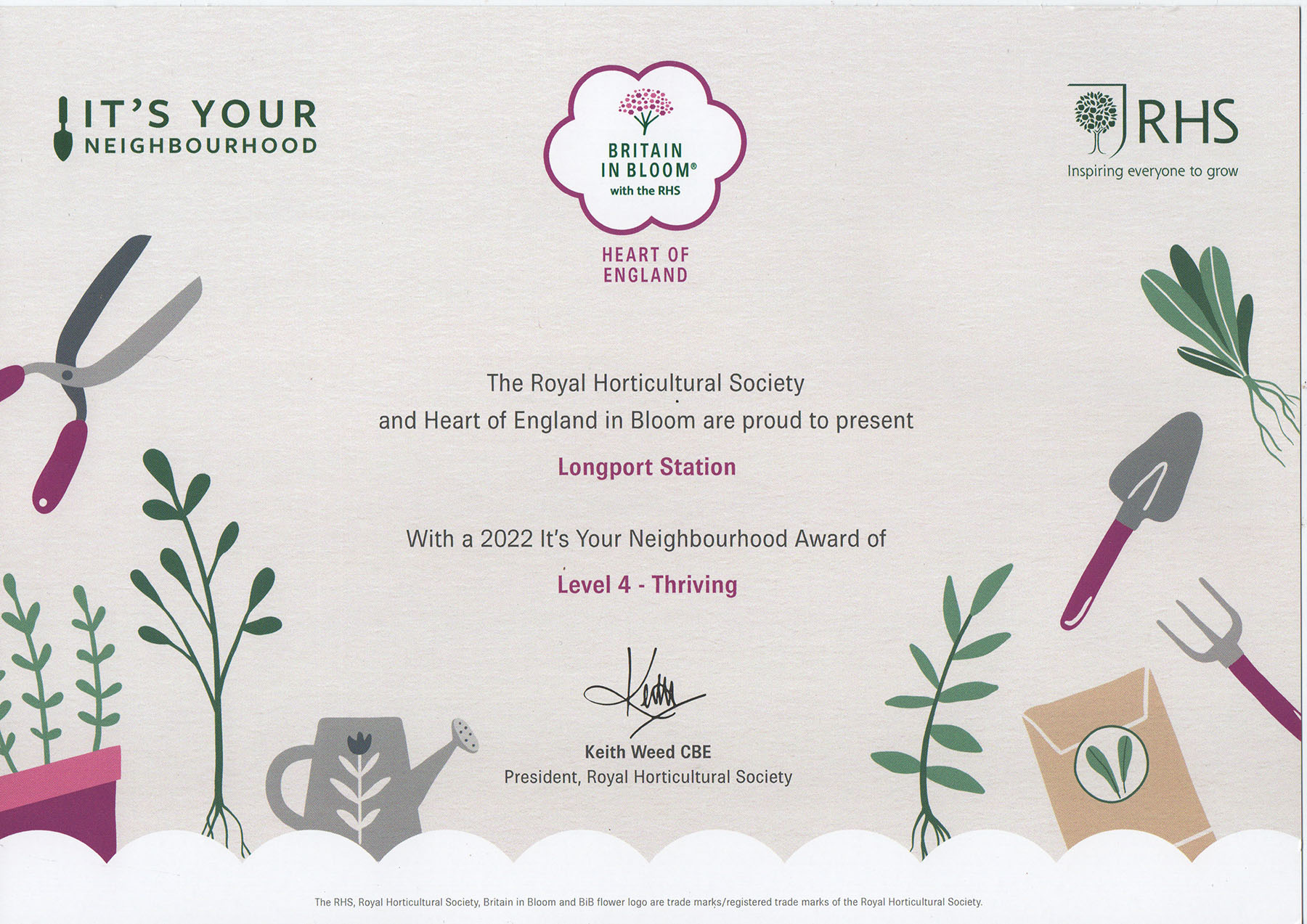 Britain in Bloom / RHS “It’s Your Neighbourhood” Awards 2022 | NSCRP ...
